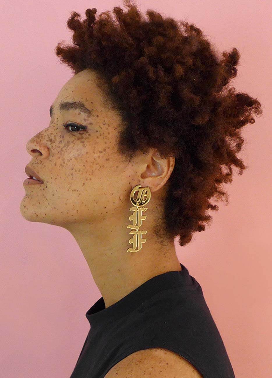 Fuck Off Earrings – Melody Ehsani