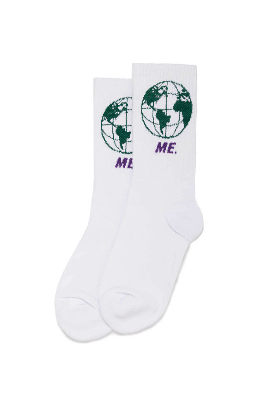 ME. Worldwide Socks - White – Melody Ehsani
